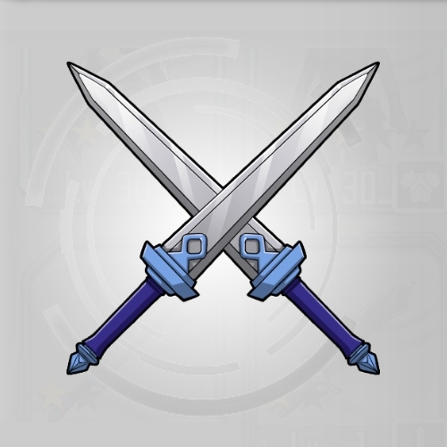 Dual Iron Swords x2 - Sword Art Online : Memory Defrag - Database
